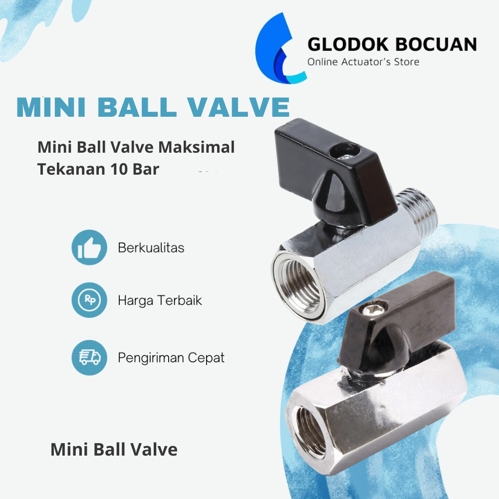Jual MINI BALL VALVE / MINIBALL VALVE IMPORT QUALITY | Shopee Indonesia