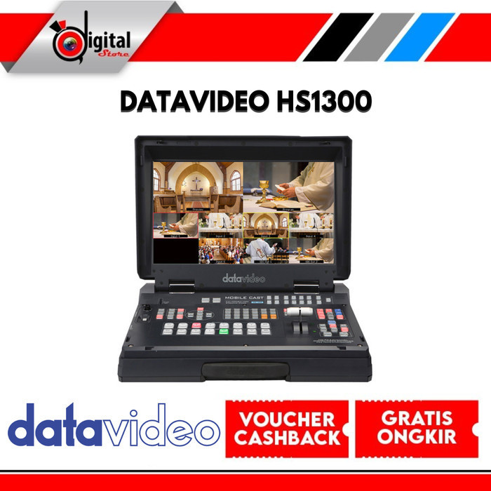Jual Datavideo HS1300 SDI Switcher HD Mixer/Data Video HS-1300 Portable ...