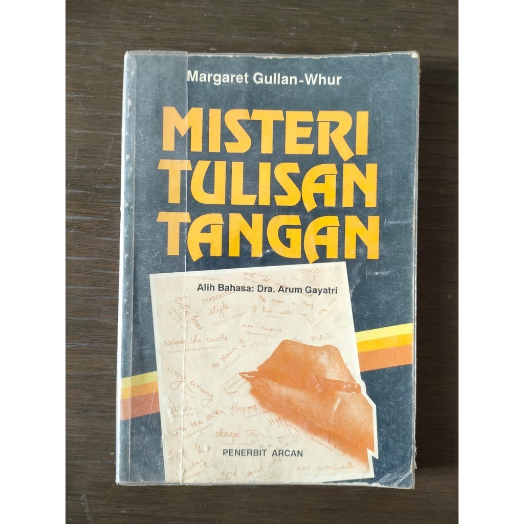 Jual BUKU MISTERI TULISAN TANGAN PENGARANG: DRA ARUM | Shopee Indonesia