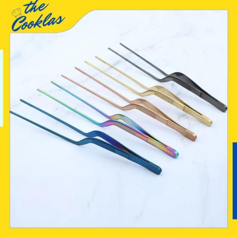 Jual Premium Food Tweezer Tongs Stainless Steel Sus 304 | Pencapit ...