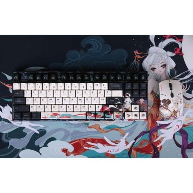 Jual Keyboard Artist Varmilo Chang'E 87/108 Mechanical Keyboard | Shopee Indonesia