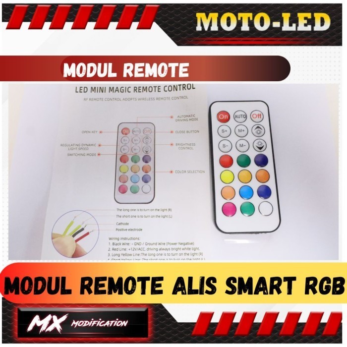 Jual Remote Modul Led Alis Smart Rgb Running Sein | Shopee Indonesia
