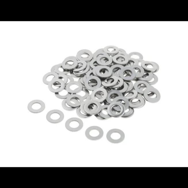 Jual ring m3 ring baut mur 3mm 4mm M4 baut mure ring plat putih perbiji ...