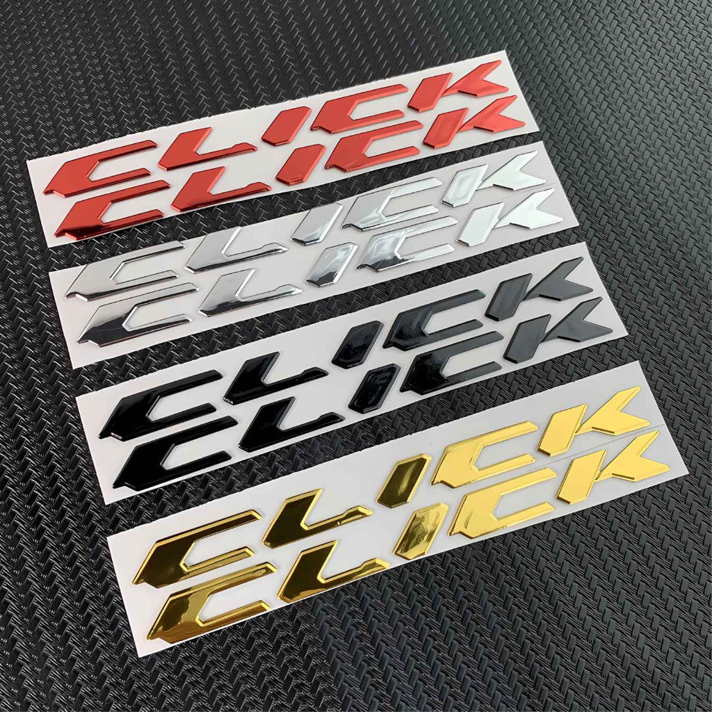 Jual Badge "CLICK" 3D Sticker Matic BeAT Vario Logo Motor Timbul ...