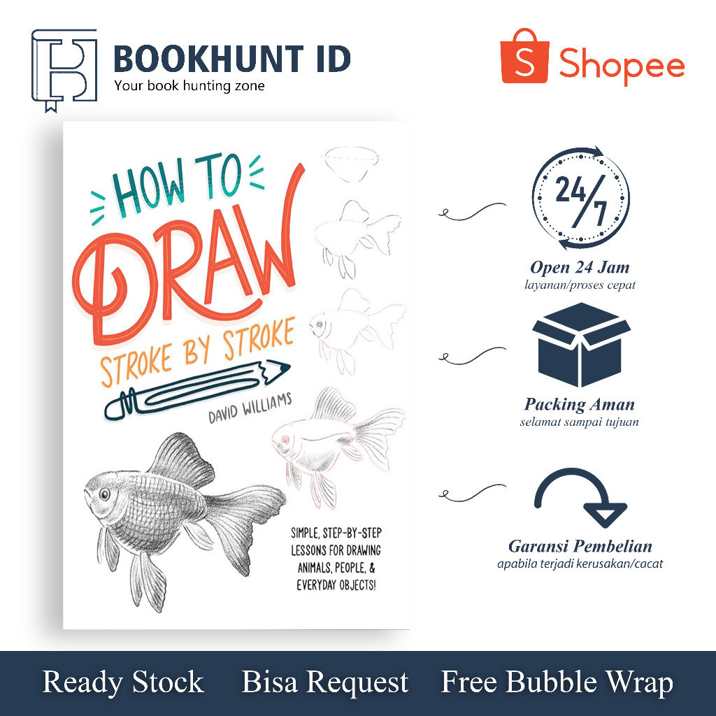 Jual How to Draw Stroke-by-Stroke (English) | Shopee Indonesia