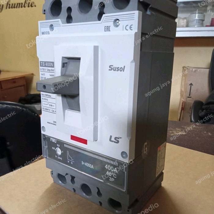 Jual Mccb Ls Susol Ts400N Fmu 3P 400A Ori | Shopee Indonesia