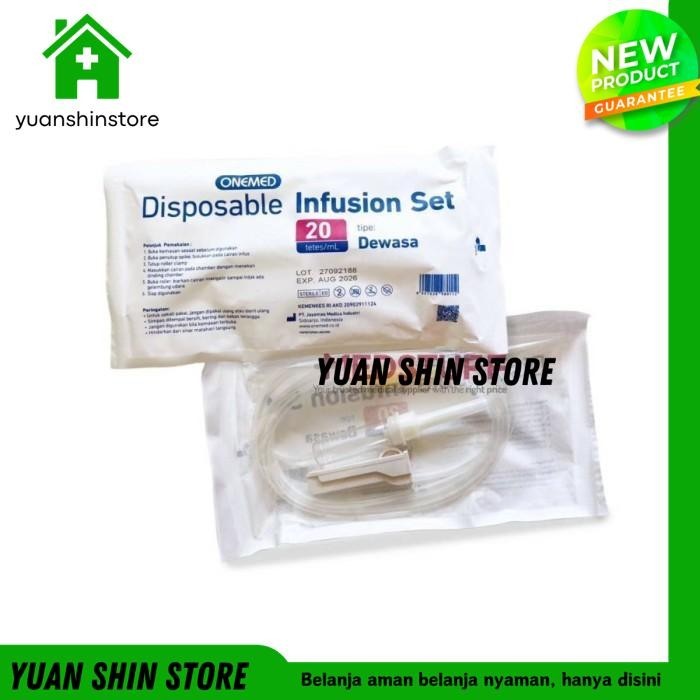 Jual INFUS SET DEWASA ONEMED INFUS SET ONEMED SELANG INFUS INFUSION SET ...