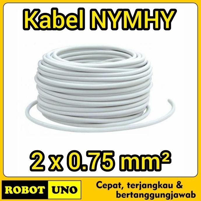 Jual Kabel listrik 2x0.75mm Serabut 2x0.75 NYMHY Kabel Listrik Per Meter BEST QUALITY | Shopee ...