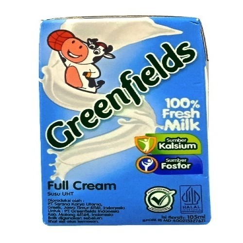 Jual S07479 GREENFIELDS FULL CREAM SUSU UHT 105ML MAJU BERSAMA (20250821) | Shopee Indonesia