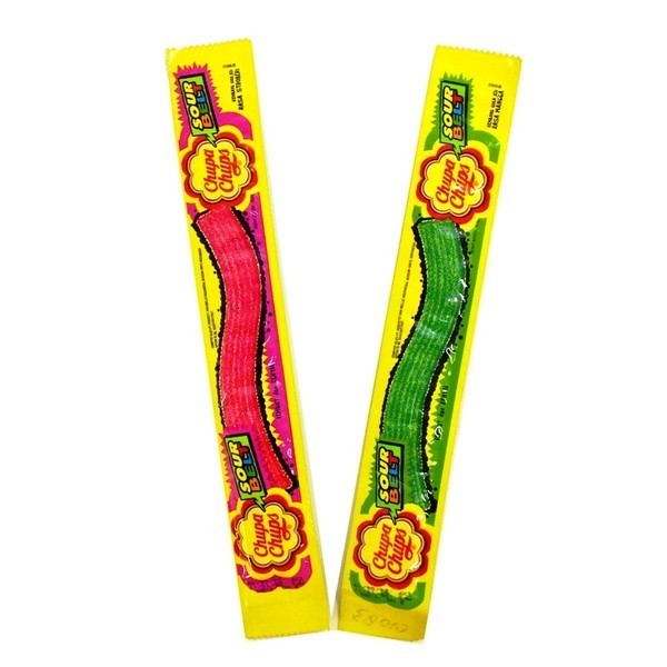 Jual S01083 CHUPA CHUPS SOUR BELT PERMEN JELLY 8GR SACHET MAJU BERSAMA (20250331) | Shopee Indonesia