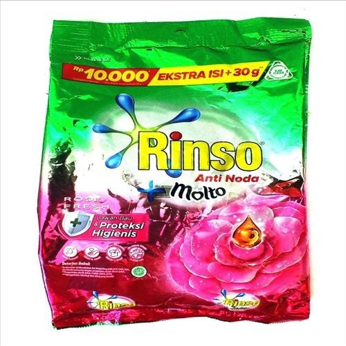 Jual S18582 DETERGEN BUBUK RINSO ROSE FRESH 380GR BGKS MAJU BERSAMA ...