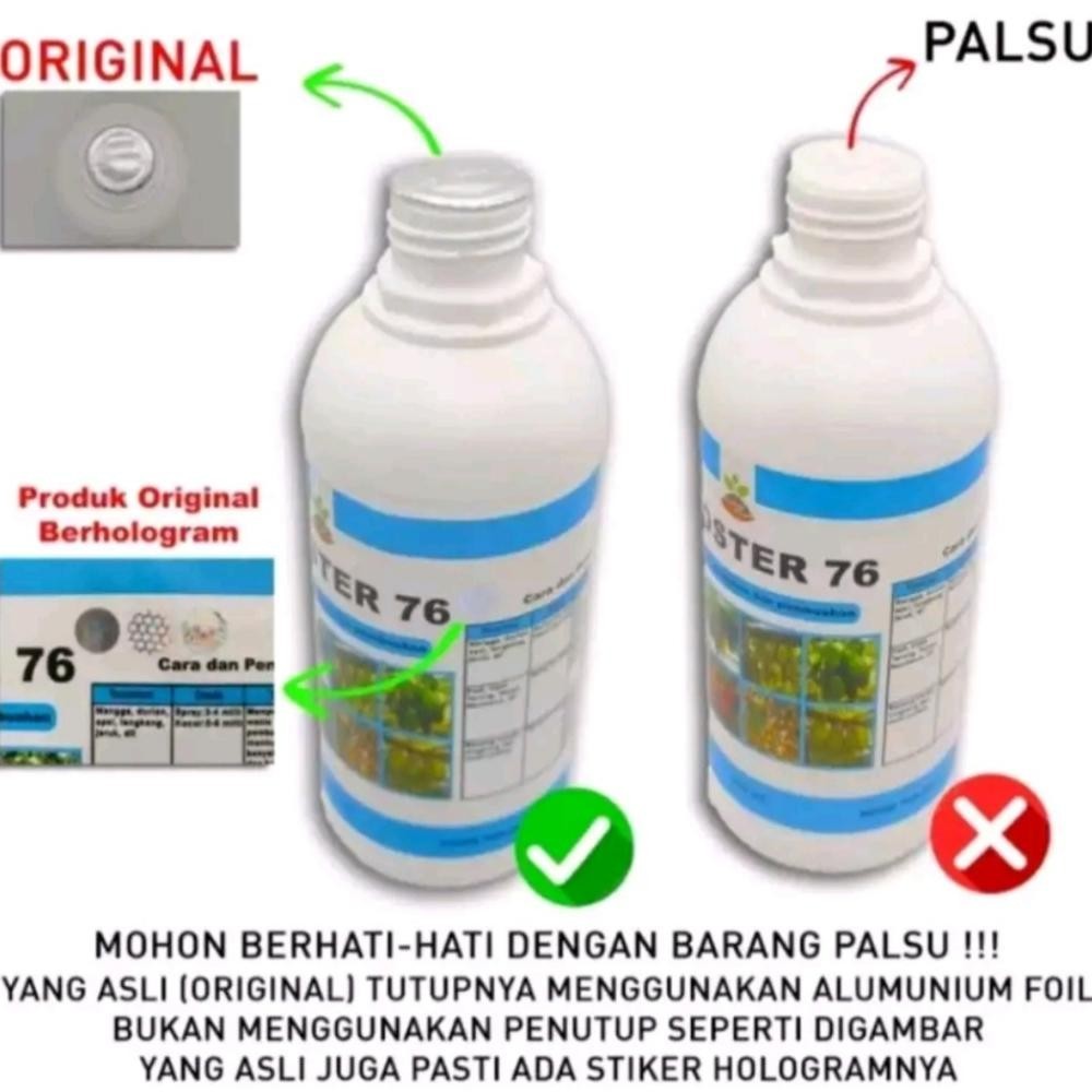 Jual Racun Shopee Pupuk Booster 76 - 1 Liter Pelebat Pembesar Buah Pj24 | Shopee Indonesia