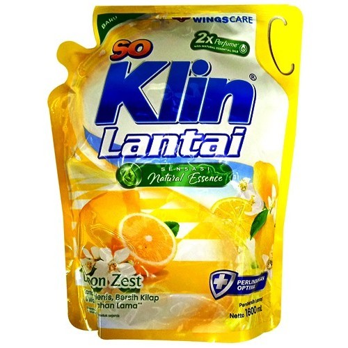 Jual S12604 PEMBERSIH LANTAI SOKLIN 1,6 LTR KUNING REF MAJU BERSAMA ...