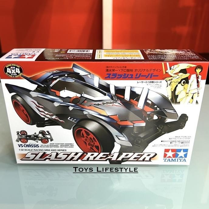 Jual Mainan Rakit Mobil Tamiya Mini 4WD - Slash Reaper (ORIGINAL ...