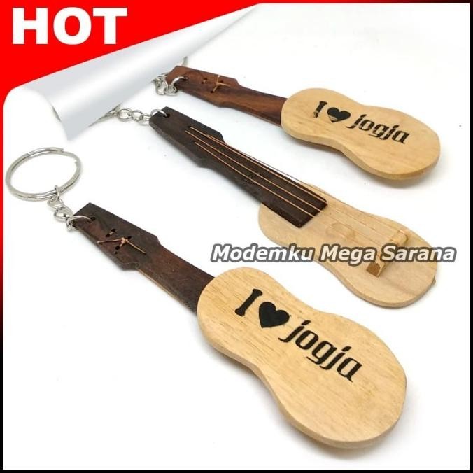 Jual Souvenir Gantungan Kunci I Love Jogja Gitar Gtk17 | Shopee Indonesia