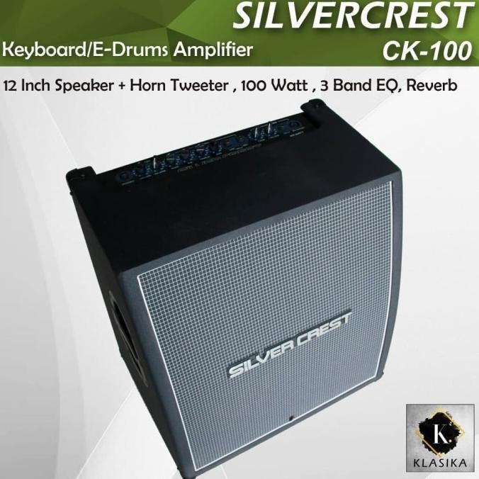 Jual Ampli Silvercrest Ck100 Amplifier Keyboard Ck 100 Speaker E Drum ...