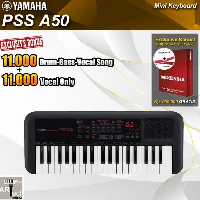 Jual Yamaha Pss A50 / Pssa50 / Pss A 50 Mini Keyboard | Shopee Indonesia
