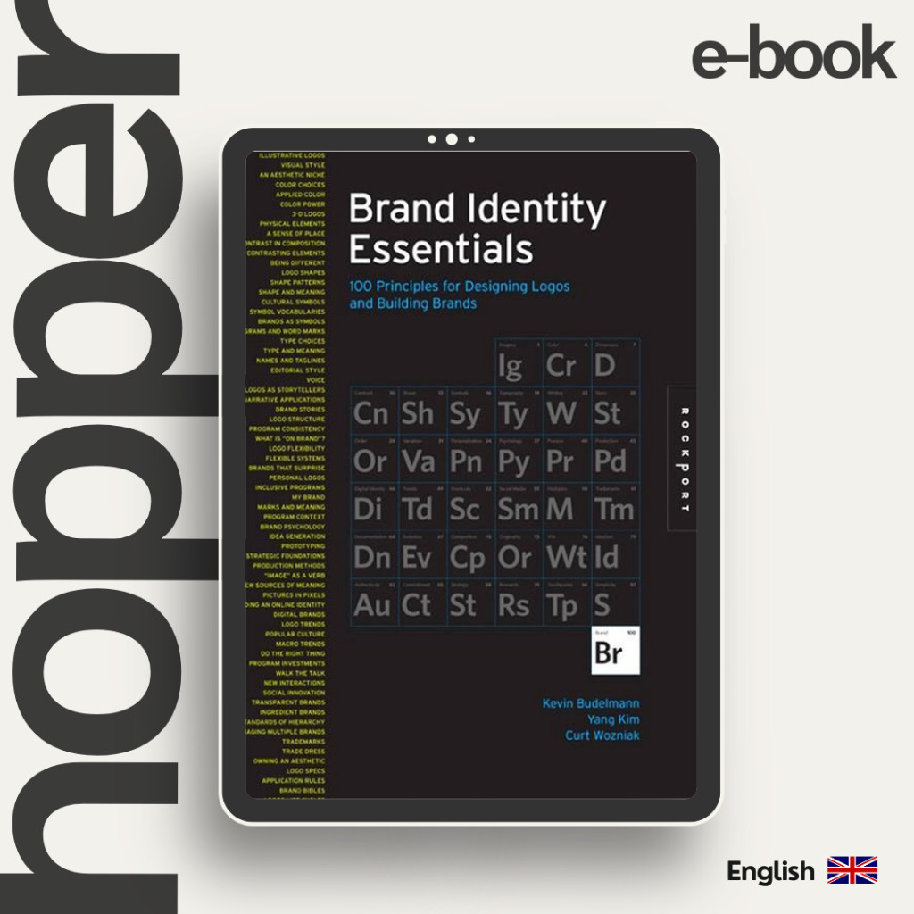 Jual Brand Identity Essentials: 100 Principles for Designing Logos and ...