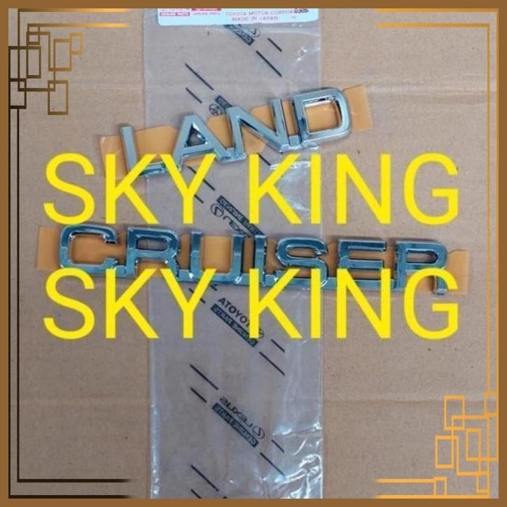 Jual [SKY] EMBLEM SYMBOL SIMBOL LOGO BELAKANG TULISAN LAND CRUISER LC ...