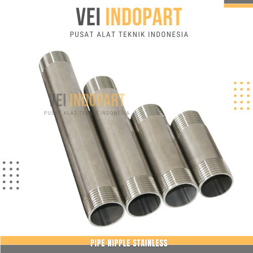 Jual 1/2" Pipa Nepel Nipple 10Cm Stainless Steel 1/2" | Shopee Indonesia