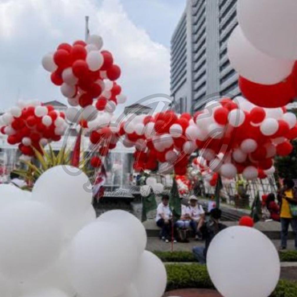 Jual BIG SALE [ISI 100PCS PREMIUM MERAH PUTIH] - Paket Balon ...