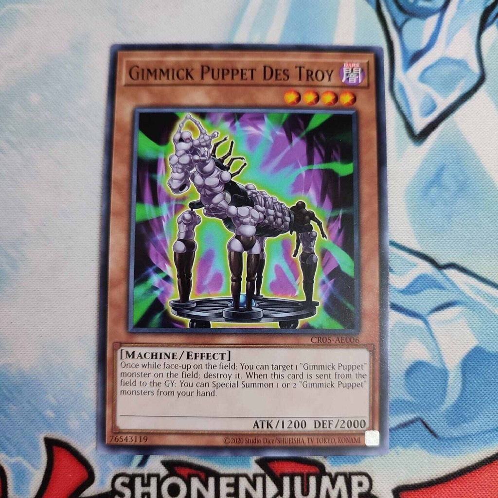 Jual yugioh AE gimmick puppet des troy CR05-AE006 C original | Shopee ...