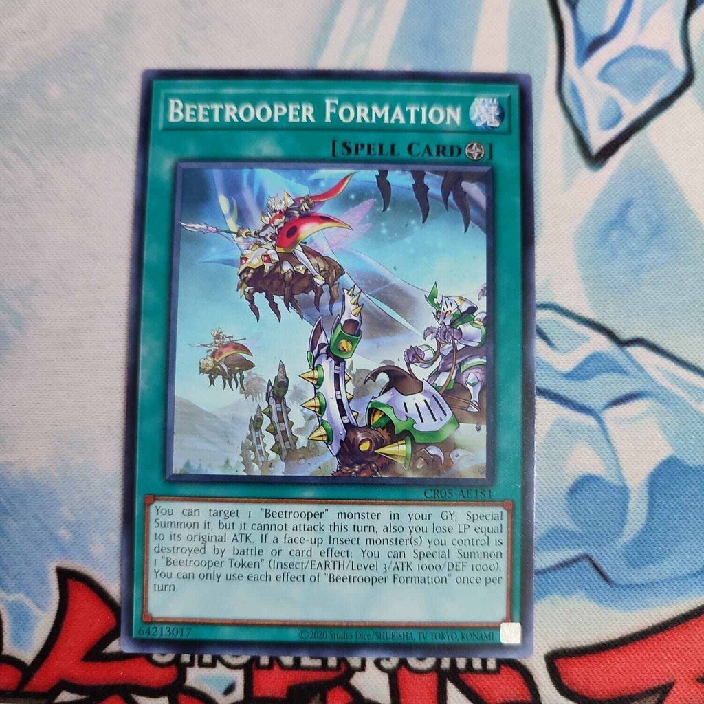 Jual yugioh AE beetrooper formation CR05-AE181 C original | Shopee Indonesia