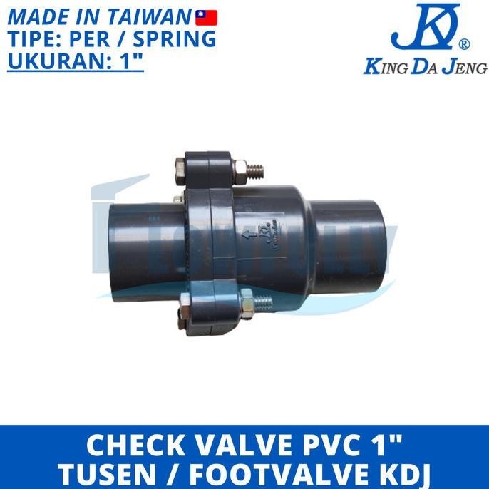 Jual It34 SPRING CHECK VALVE KDJ 1 INCH PER KING DA JENG TABOK TUSEN ...