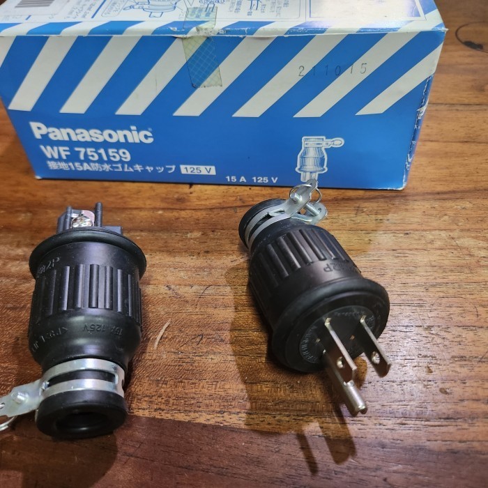 Jual Sam Steker Karet Panasonic Wf 75159 15A 125V 110V Ori Japan | Shopee Indonesia