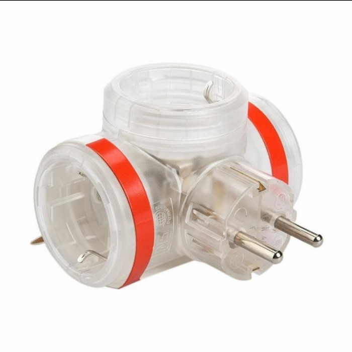 Jual Sam Legrand Steker T Arde Transparan 16A 3 Way Adaptor Colokan ...