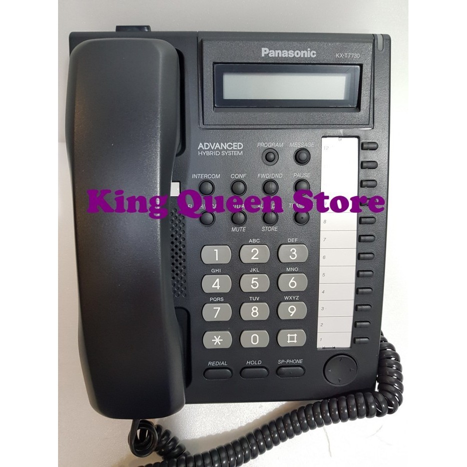 Jual Telepon Key Master Panasonic Kx-T7730 Black | Shopee Indonesia
