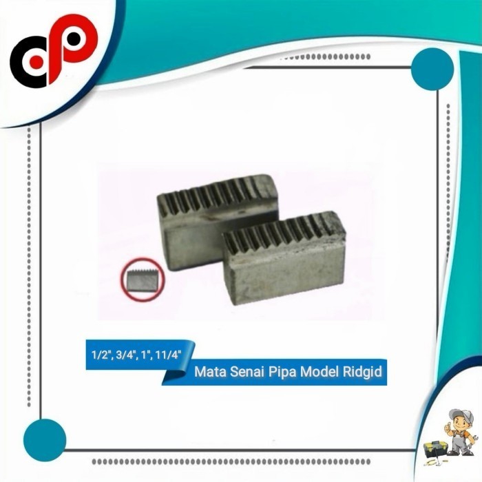 Jual Produk Mata Senai Pipa Manual Model Ridgid 1/2", 3/4", 1", 11/4 ...