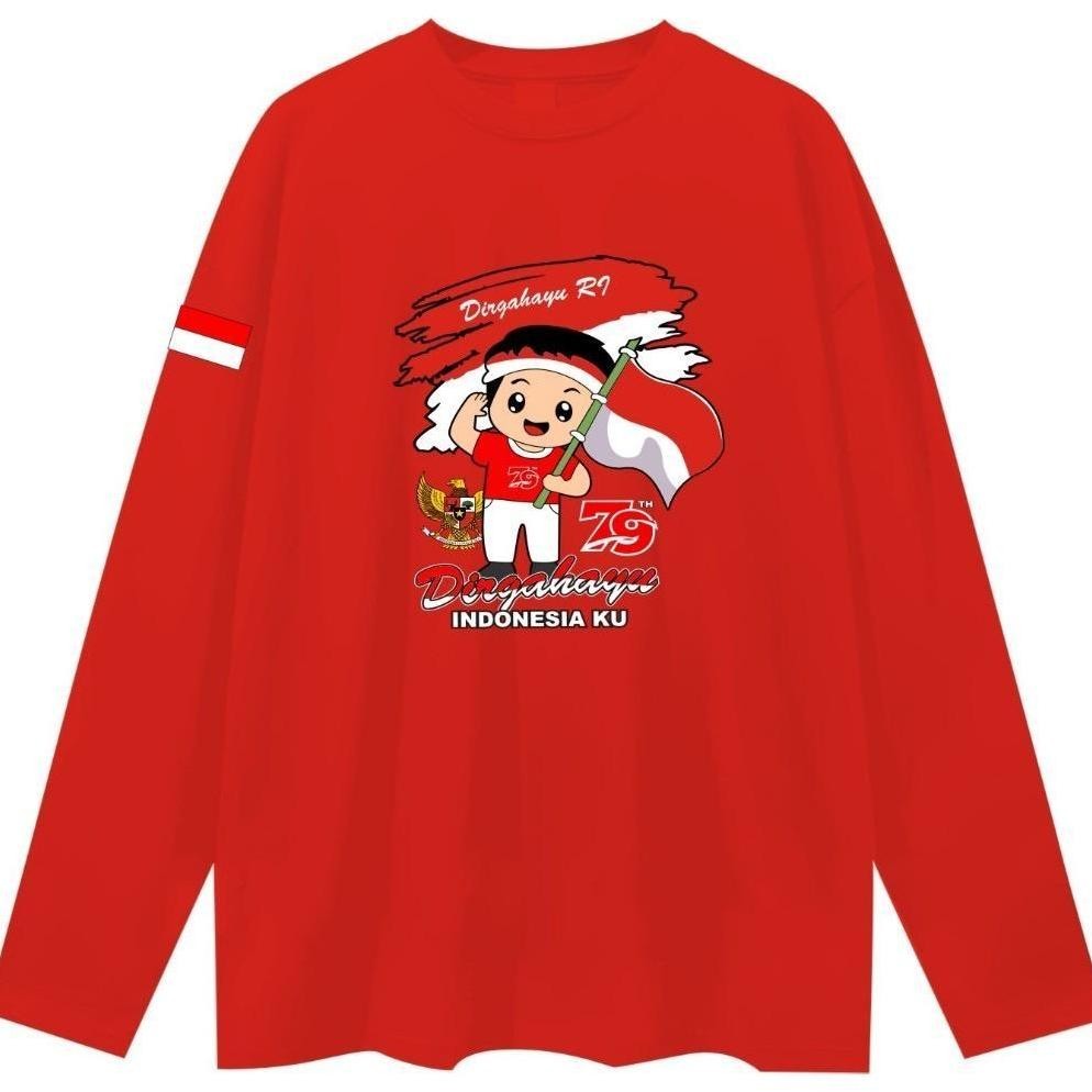 Jual Kaos 17 agustus / 673 / kaos pria dan wanita / kaos hut ri ke 79 tahun 2024 / kaos ...