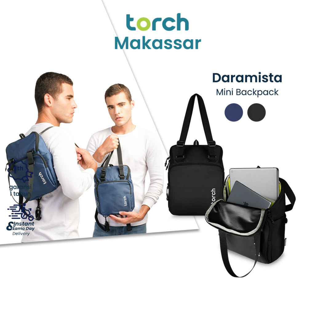 Jual TORCH Daramista 2 in 1 Tas Ransel Sekolah Tablet 9 inch | Shopee ...
