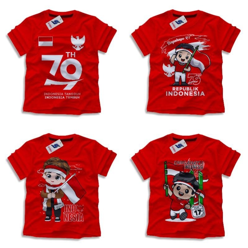 Jual Kaos 17 Agustus Dirgahayu Koas 17An Anak Laki Laki Perempuan ...