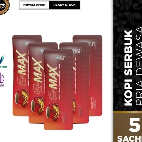 Jual G-Max Kopi Ginseng Gmax 1 Sachet Kopi Stana Pria Dewasa | Shopee ...