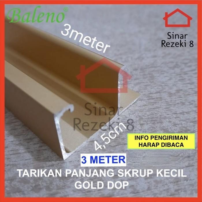 Jual Tarikan Profil Aluminium Skrup Kecil GOLD DOFF Baleno / GP 30 36 ...