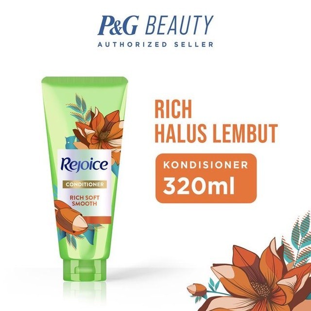Jual Rejoice Kondisiner Rich Halus Lembut Argan Perawatan Rambut 320ml / Rejoice Conditioner ...