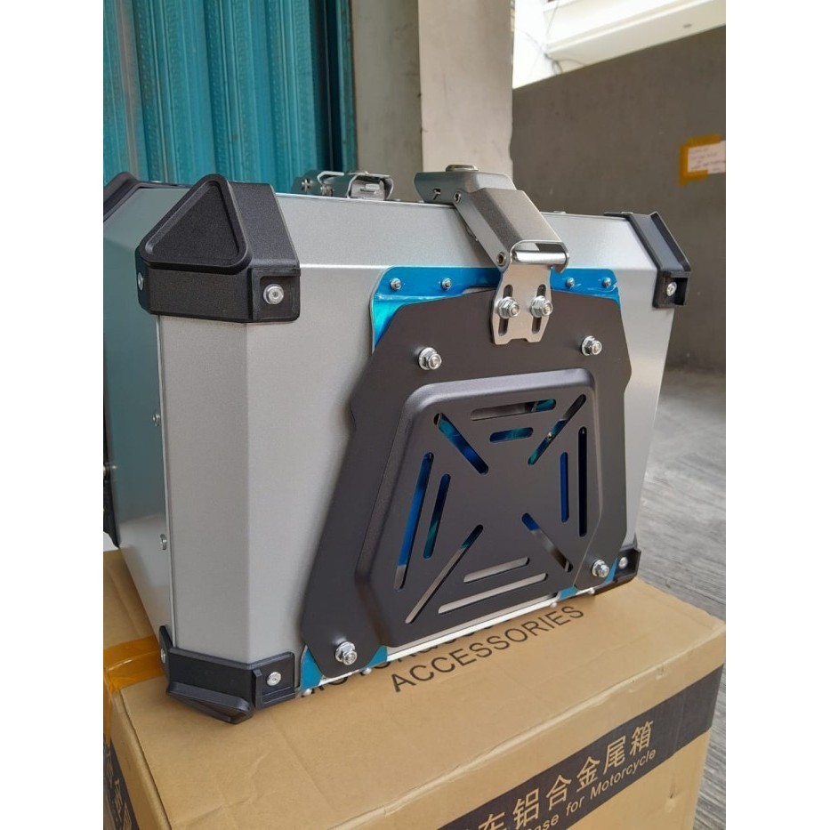 Jual idn!!! TopBox Motor Kunci Alumunium Pannier Bracket Kotak Top Box ...