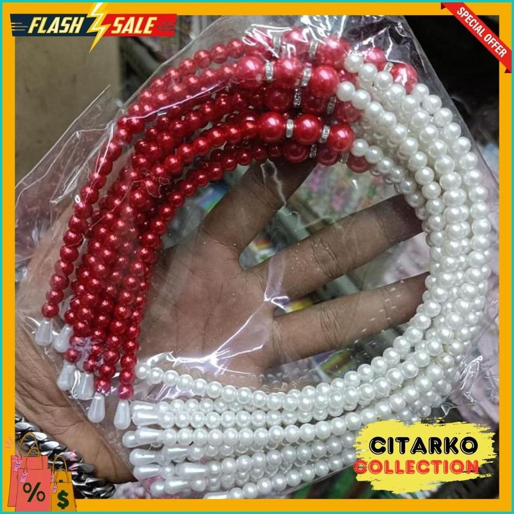 Jual Bando Mutiara Merah Putih Isi 12 Pcs (Lagi Viral) | Shopee Indonesia