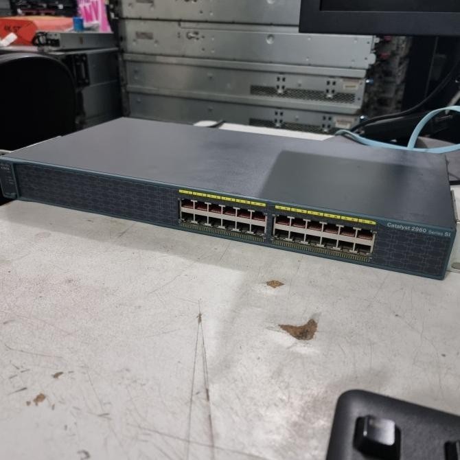Jual Promo!!!! Cisco catalyst 2960 series SI Type switch WS-C2960-24-S ...