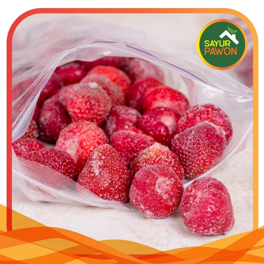 Jual Strawberry Frozen / 500 gram ( Buah Frozen) - Sayur Pawon Jogja ...