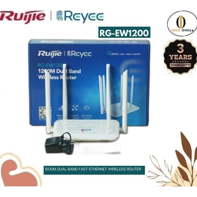 Jual RUIJI REYEE RG-EW1200 1200M DUAL-BAND WIRELESS ROUTER RG EW1200 1 ...