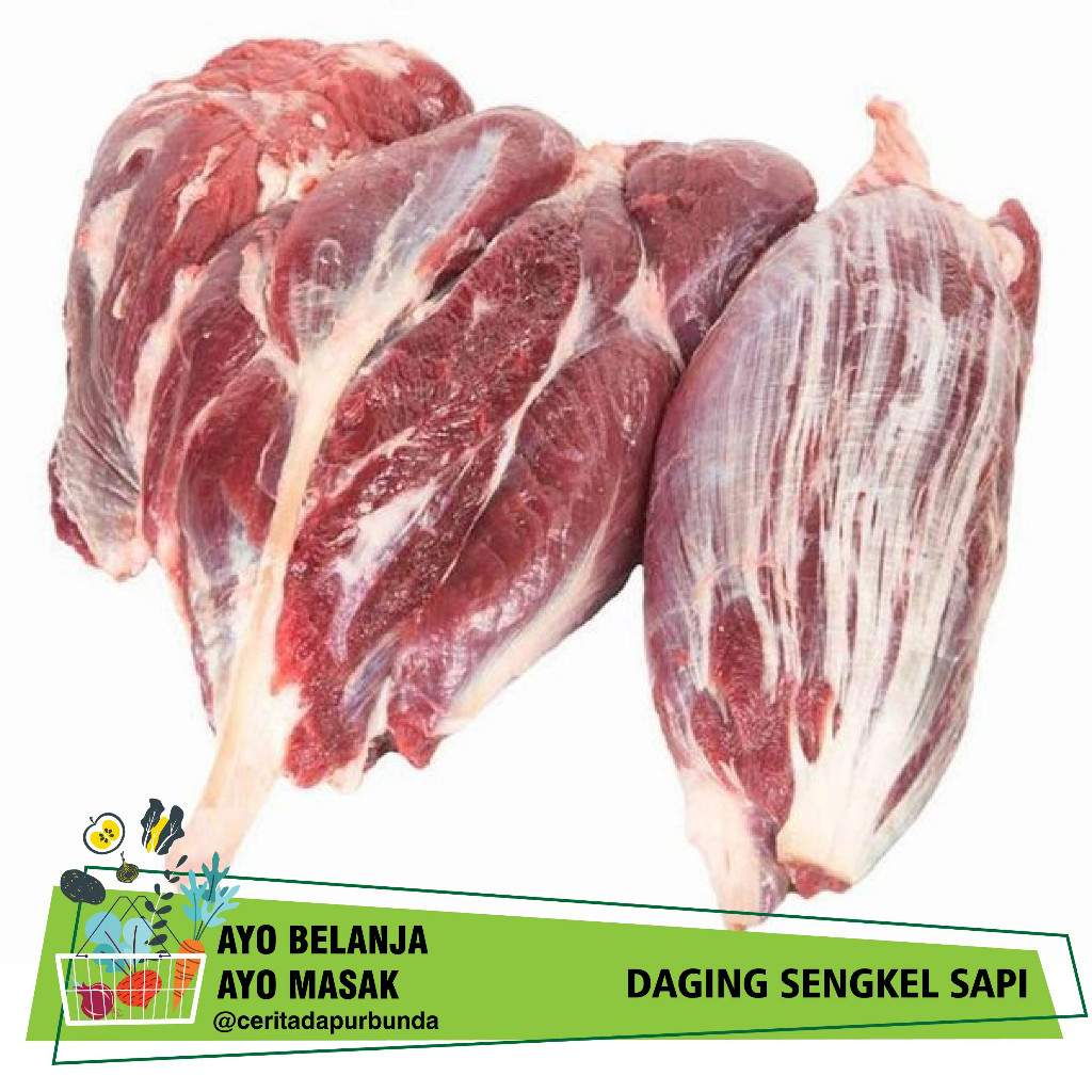 Jual DAGING SENGKEL SAPI SEGAR per 250 gram / BEEF SHANK | Shopee Indonesia