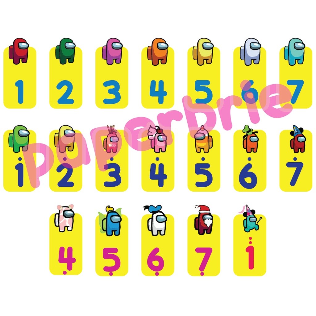 Jual [Dapat 2 set - AMONG S ] Stiker pianika sticker pianika not piano ...