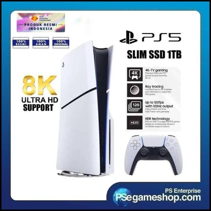 Jual Playstation 5 Disk / Ps5 Console Disc Edition Slim 1Tb (Si ...