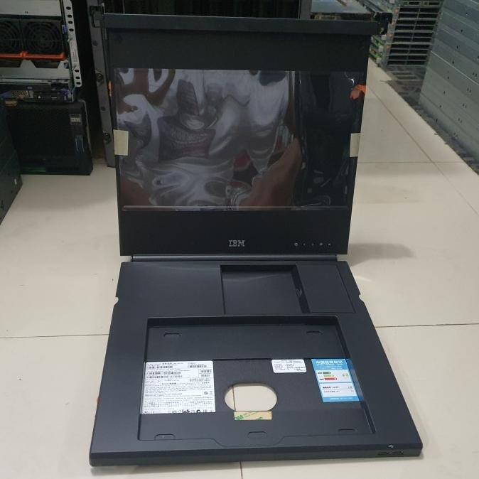Jual IBM 1U 19 inch Flat Panel Console Kit with Multi-Burner Drive ...