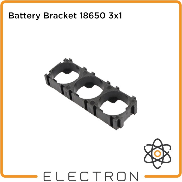 Jual Battery Bracket 18650 3x1 1x3 Holder 3 Slot Baterai Li-ion Lithium ...