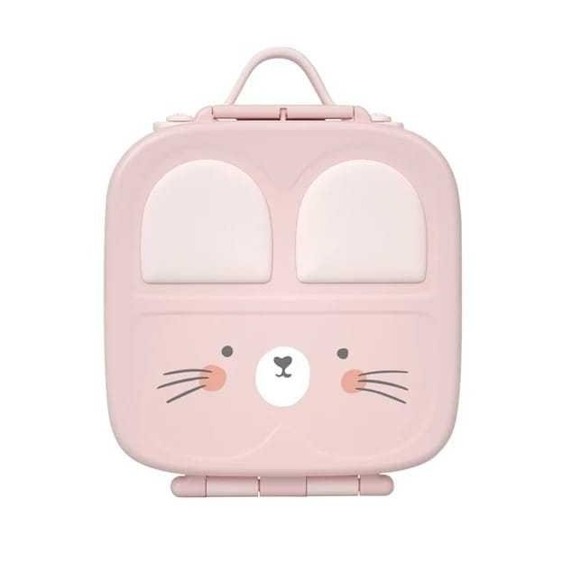 Jual KOTAK BEKAL MAKAN LUNCH BOX RABBIT ANAK DENGAN GAGANG SILIKON 4 ...