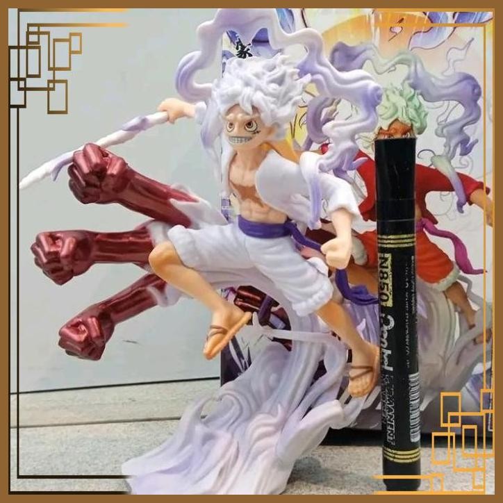 Jual [VMR] mainan static figure one piece monkey d luffy gear 5th white ...